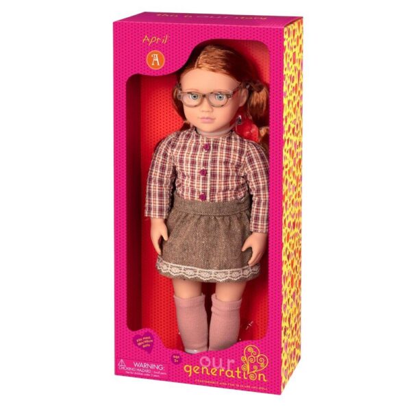 Our Generation Regular Doll with glasses April | TheOutfit.me