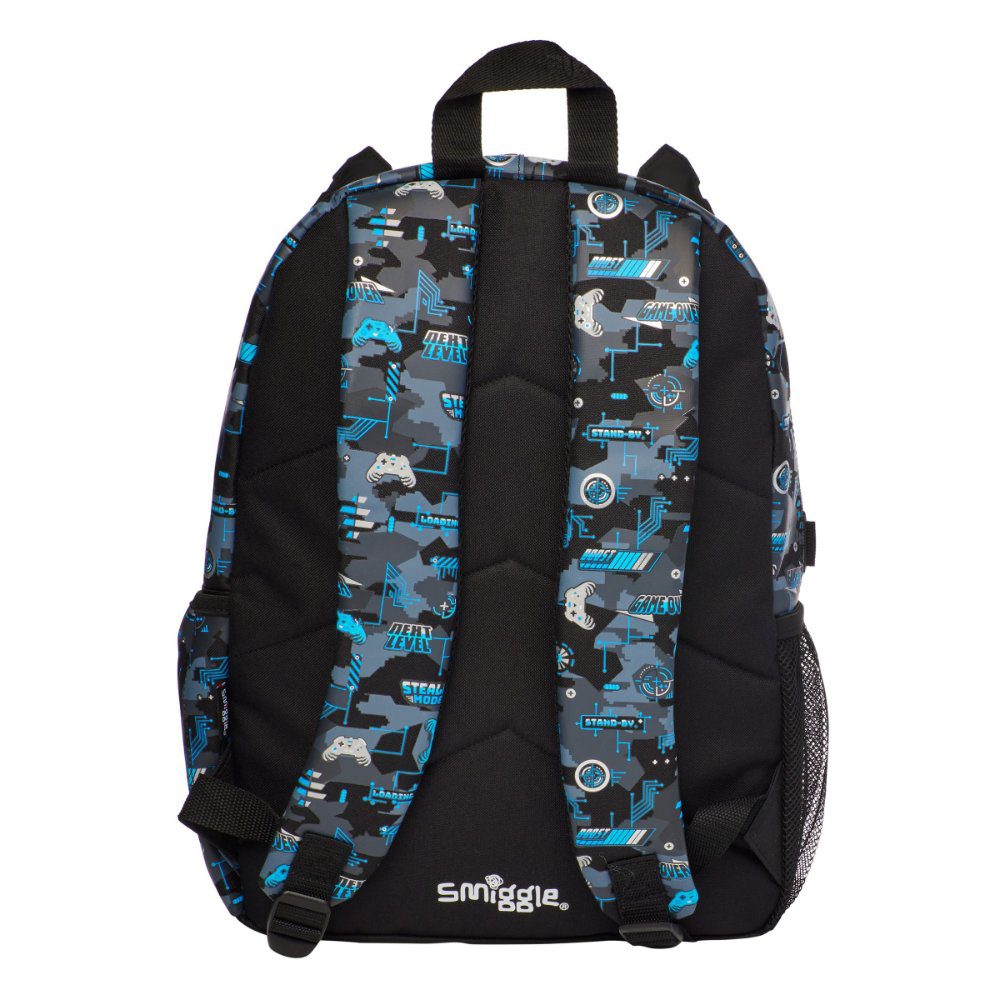 Smiggle Attach Backpack - Tiger Black | TheOutfit.me