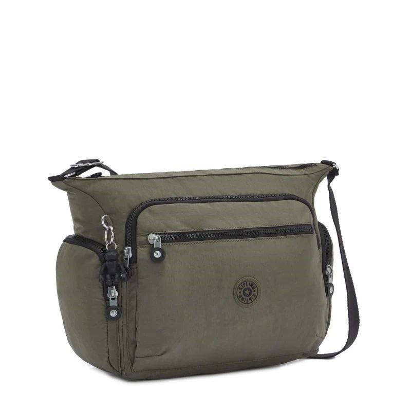 Kipling Shoulder Bag Gabbie Signature Green Embossed – TheOutfit.me