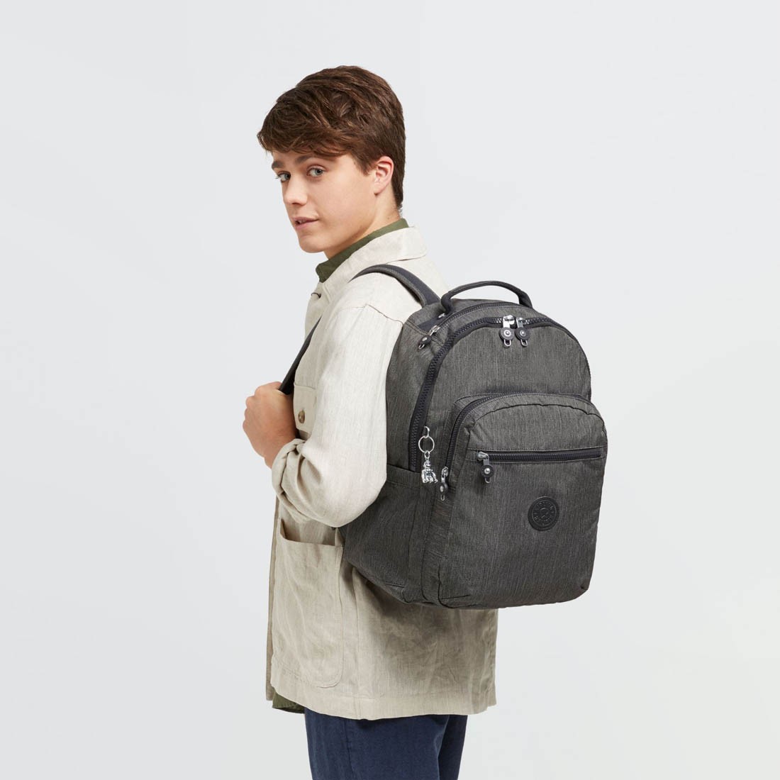 Kipling Seoul backpack Black Peppery – TheOutfit.me