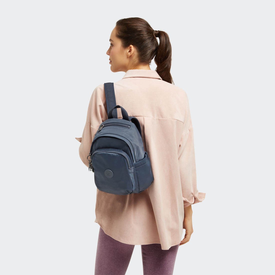 Kipling Delia Backpack Grey Slate Small – TheOutfit.me