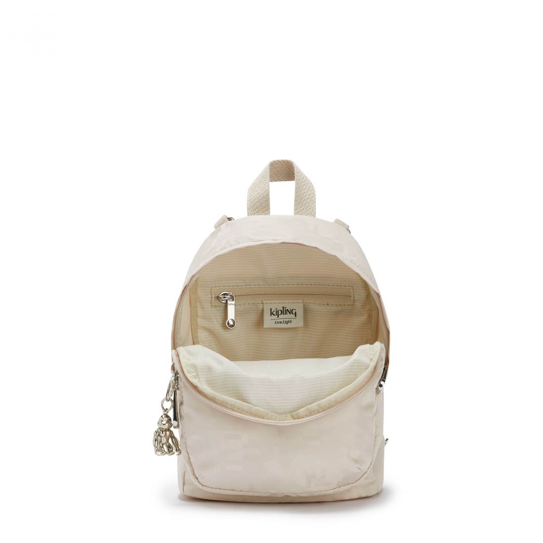 Kipling Delia Compact Backpack Ivory Cloud – TheOutfit.me