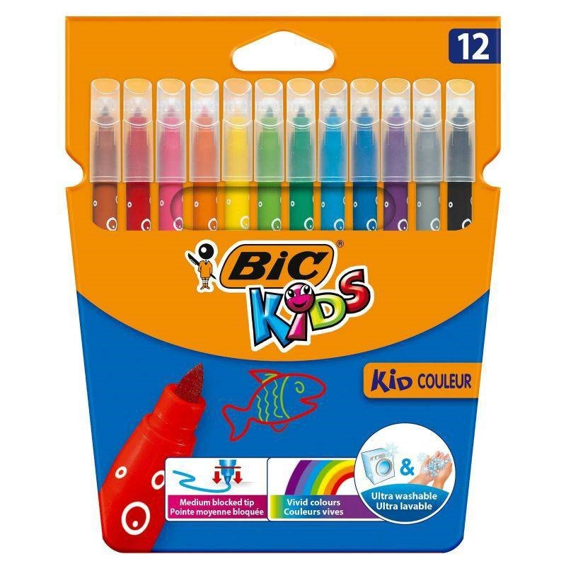 BIC Kids Kid Colour Vivid Colours – 12 Pieces – TheOutfit.me