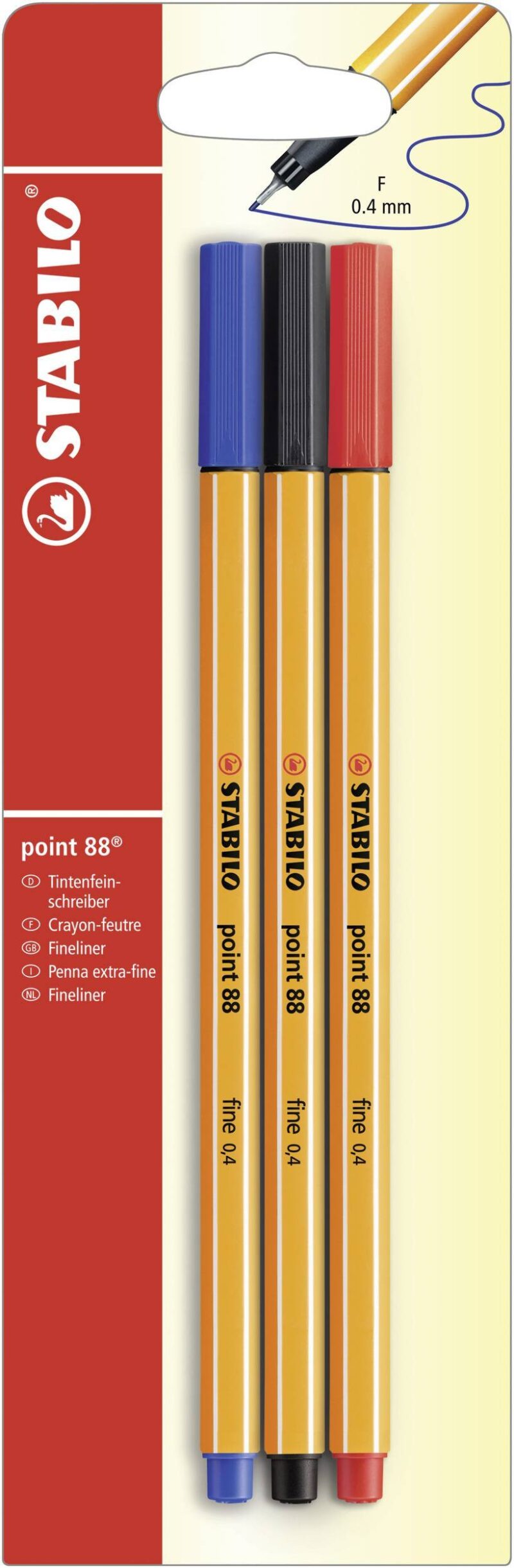 Stabilo Point 88 Pens Pack Of 3 – TheOutfit.me