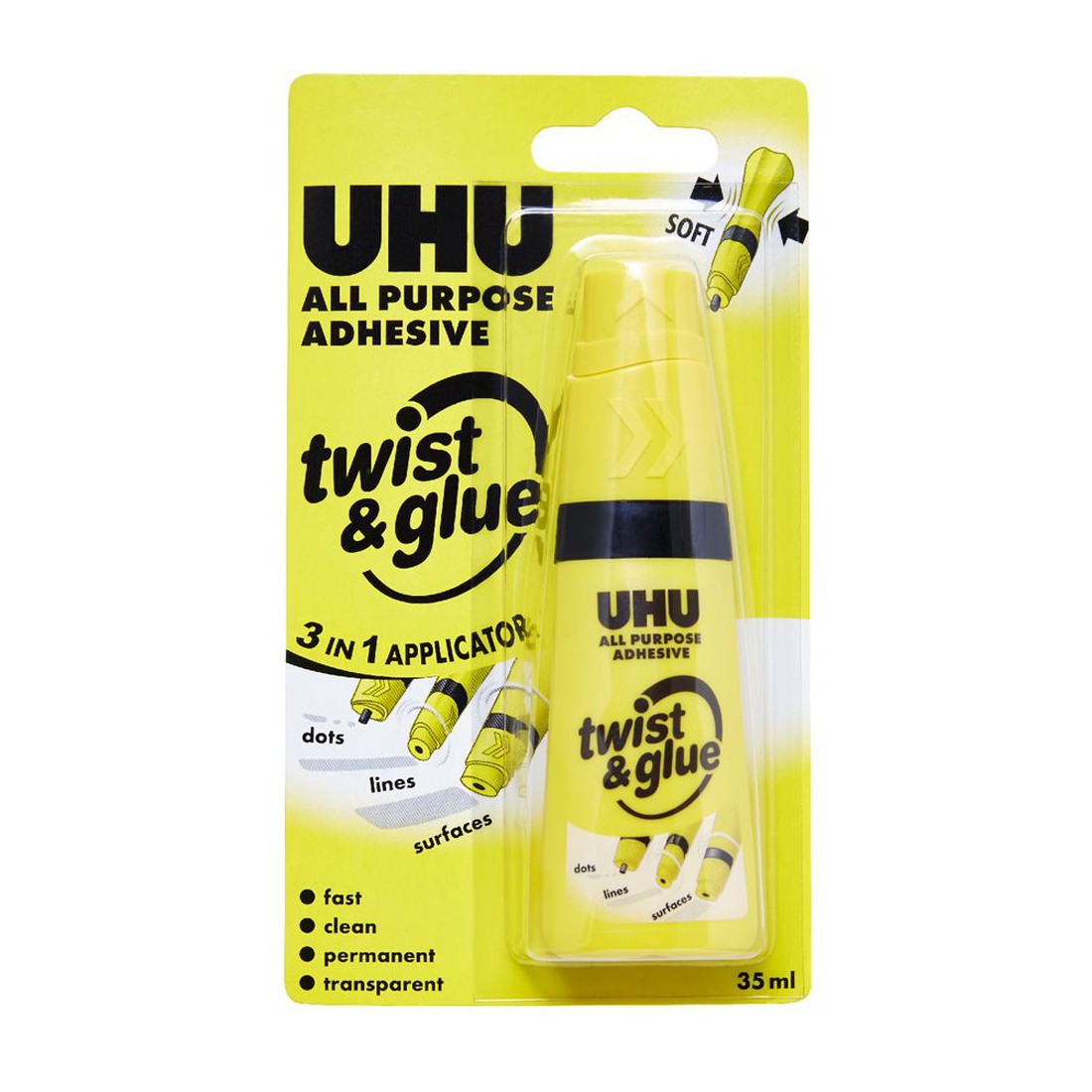 UHU Twist & Glue Solvent Free Multi Purpose Adhesive 35ml – TheOutfit.me