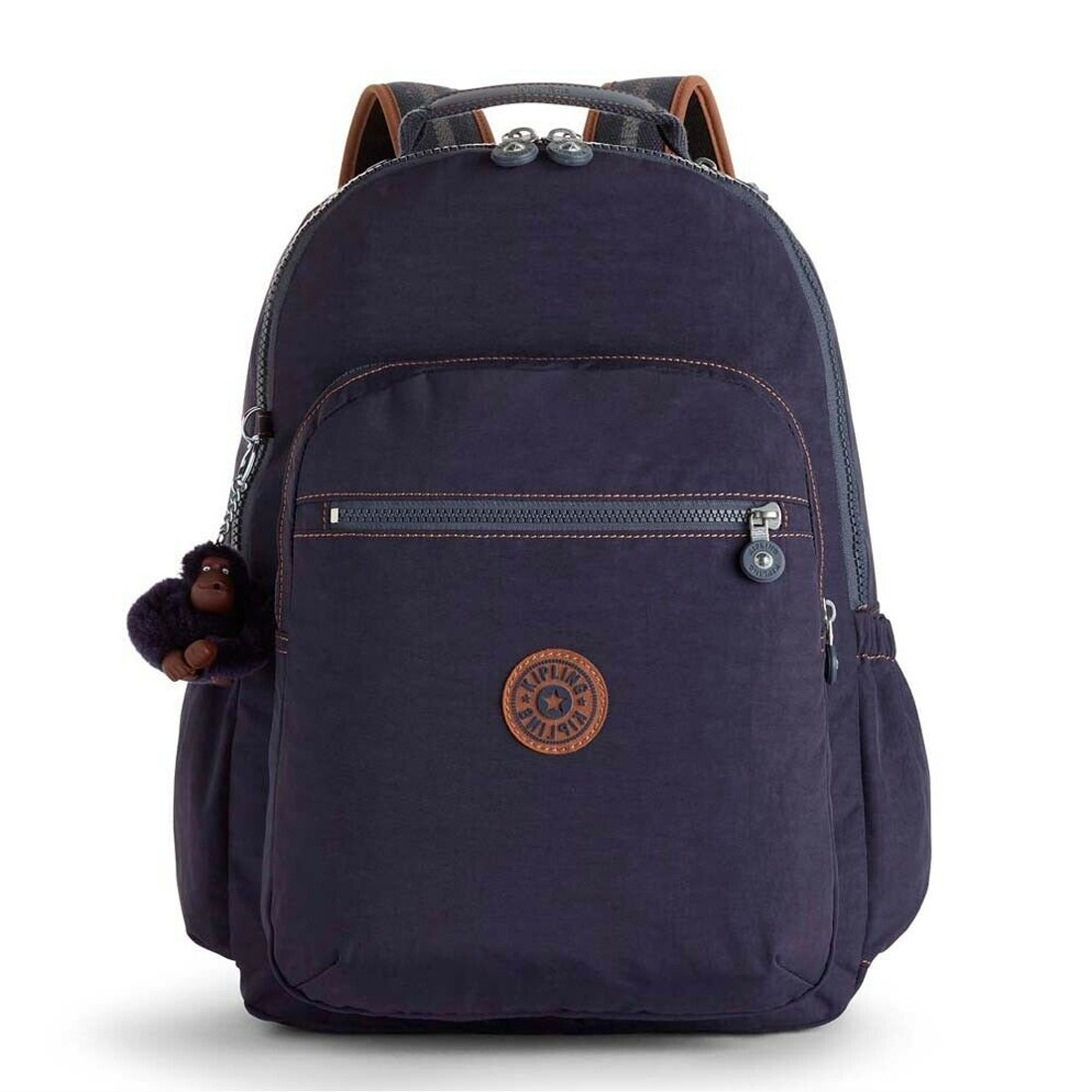 Kipling Seoul Go Backpack Blue Tan Block – TheOutfit.me