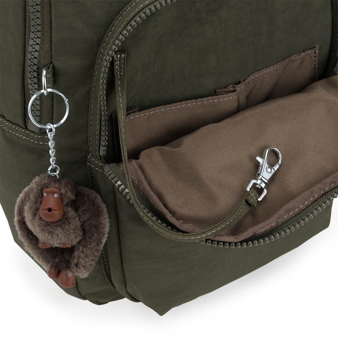 Kipling Clas Seoul Backpack S Jaded Green | TheOutfit.me