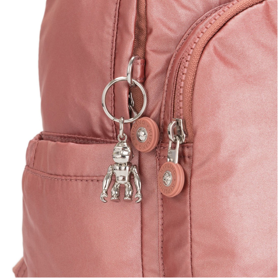 Kipling Delia Mini Backpack Metallic Rust – TheOutfit.me