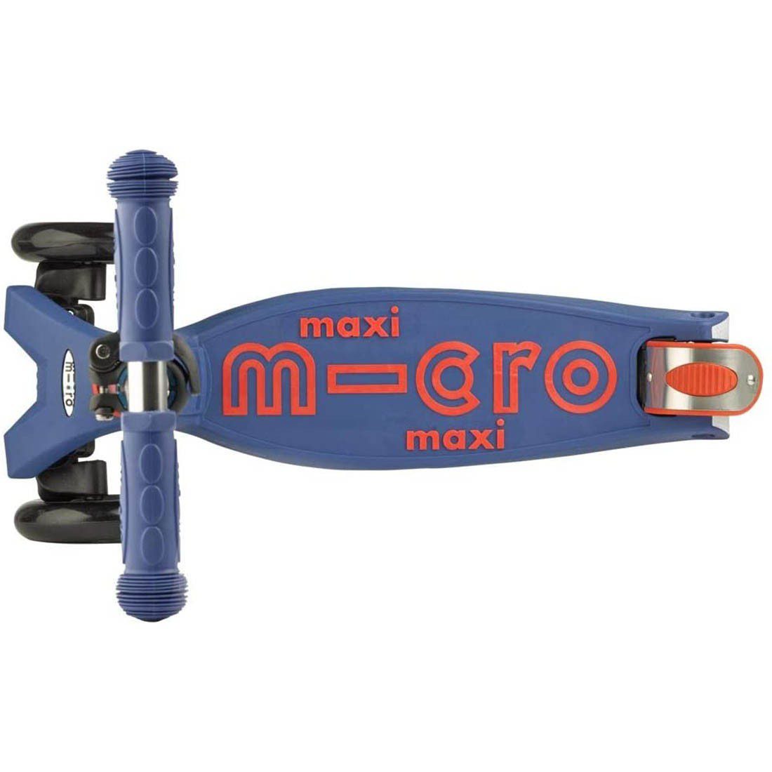 Micro Scooter Deluxe Maxi 3 Wheel Kick Blue T Bar Handle | TheOutfit.me