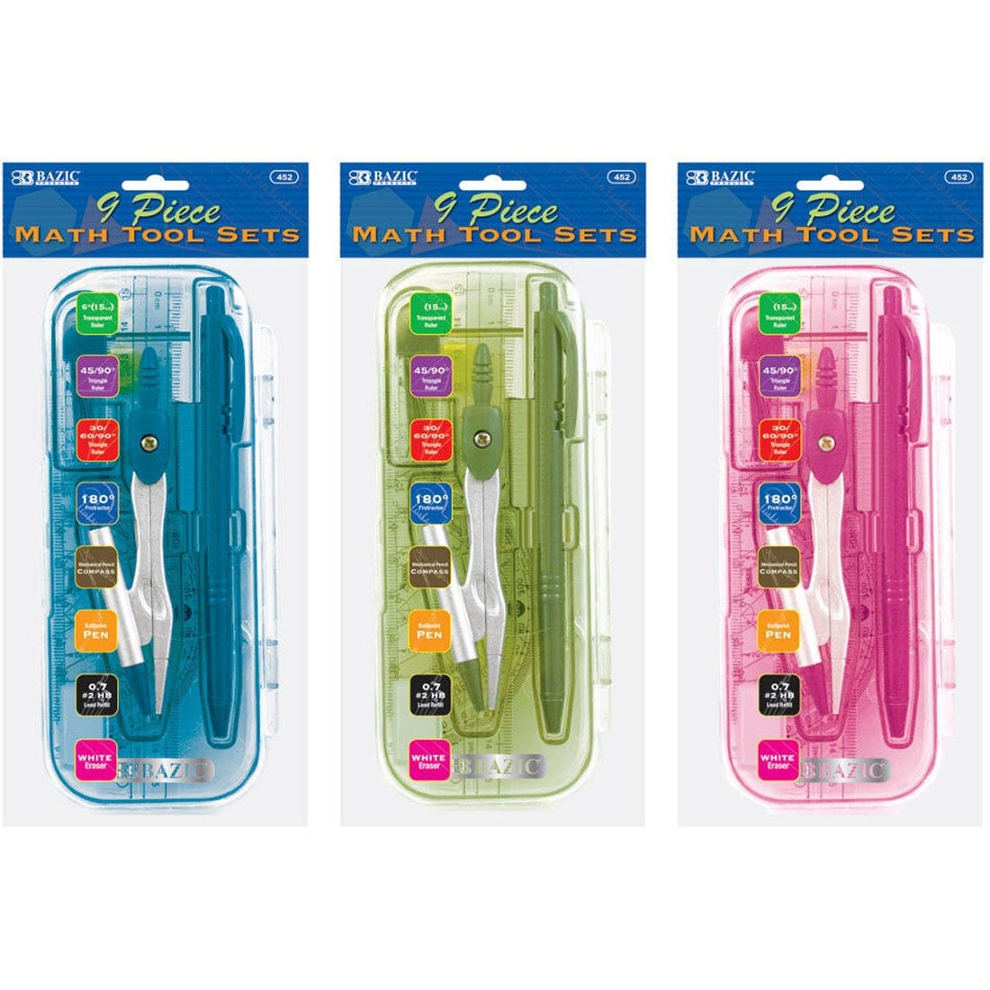 BAZIC Piece Math Tool Sets – TheOutfit.me