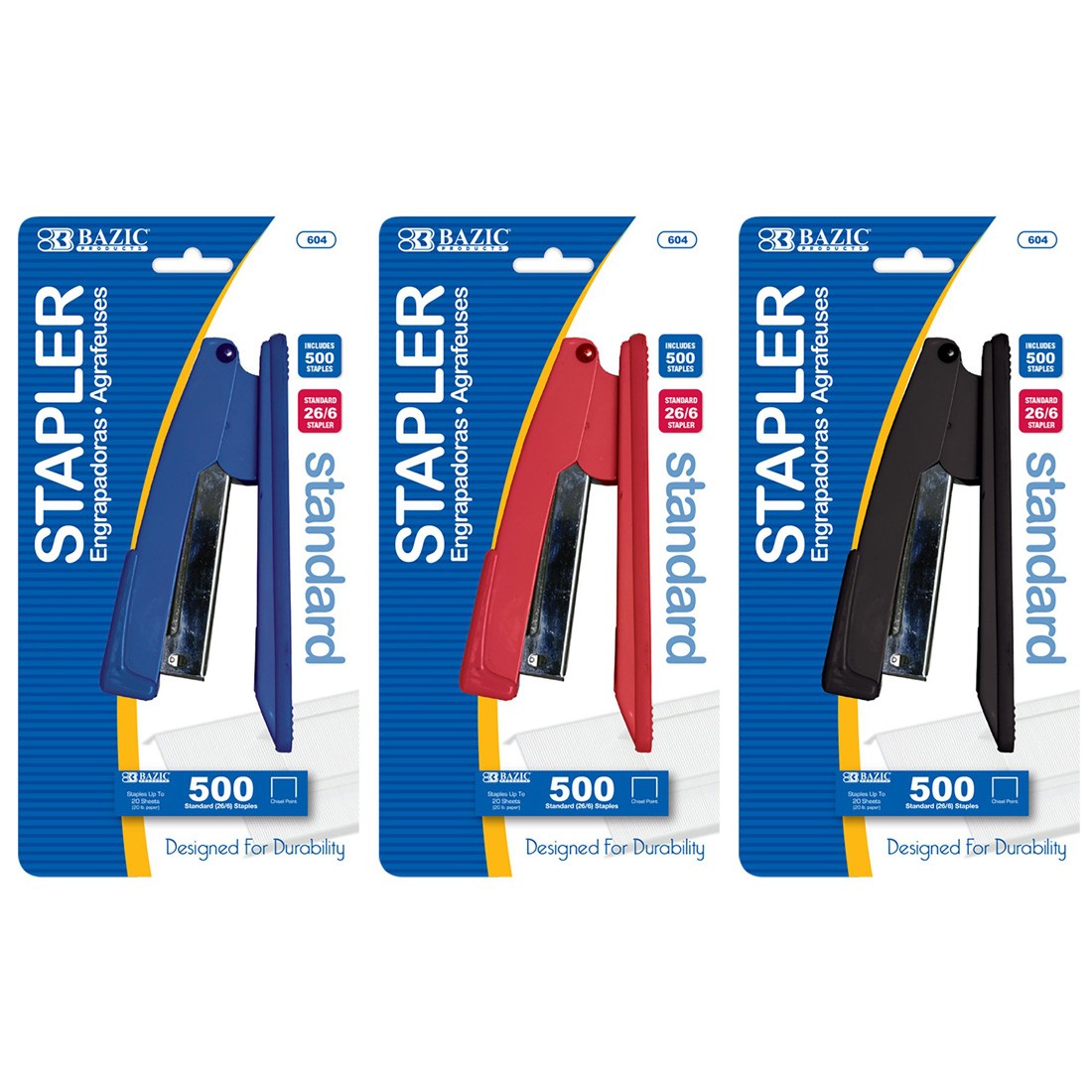 BAZIC Standard (26/6) Metal Stapler – TheOutfit.me