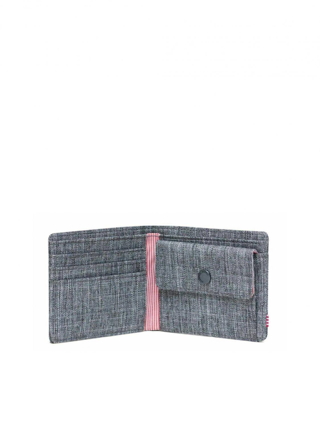 Herschel Roy Coin RFID Raven Crosshatch Wallet – TheOutfit.me