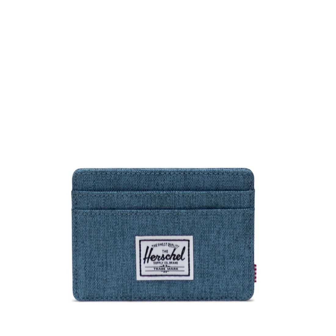Herschel Charlie RFID Copen Blue Crosshatch Wallet – TheOutfit.me