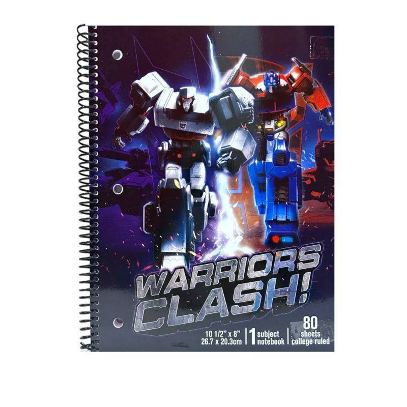 Inkology Transformers Spiral Notebook 80 Sheets – TheOutfit.me