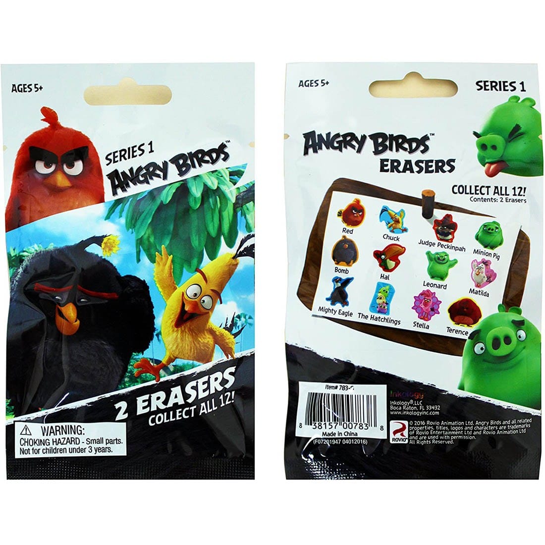 Inkology Angry Birds Die Cut Eraser – TheOutfit.me