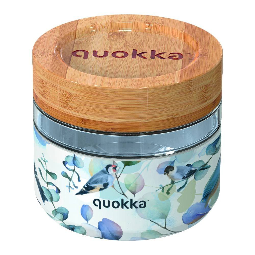 Quokka Glass Food Jar With Silicone Cover Deli Blue Nature 500 ML ...