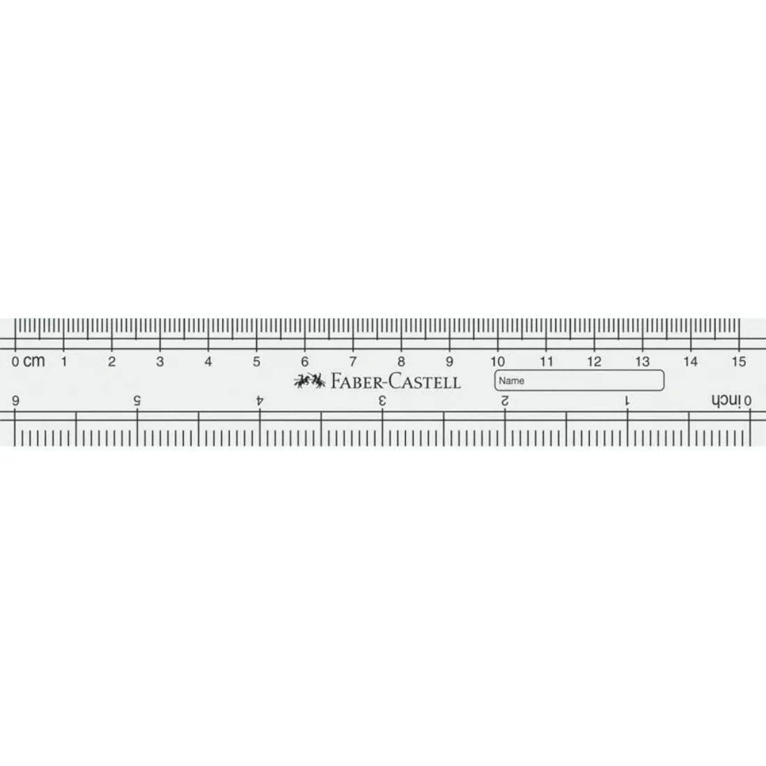 Faber Castell Regular Ruler 15 cm – TheOutfit.me